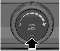 The mode is switched between recirculate mode and fresh air mode each ...
