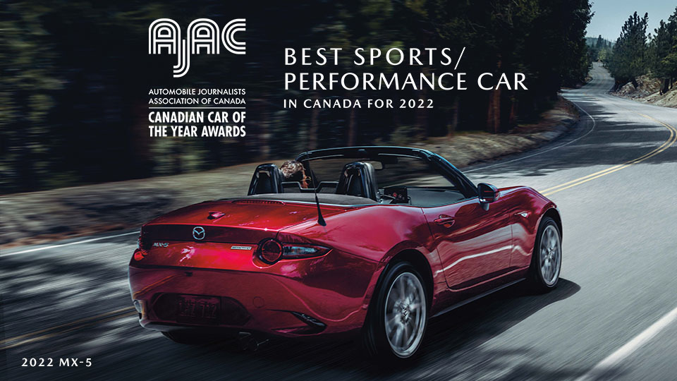 MX-5 Best Sports Car in Canada | 2022 Ajac Awards | Inside Mazda ...